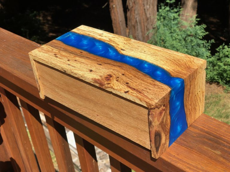 Spalted Oak Blue River Box – Corbin's Treehouse