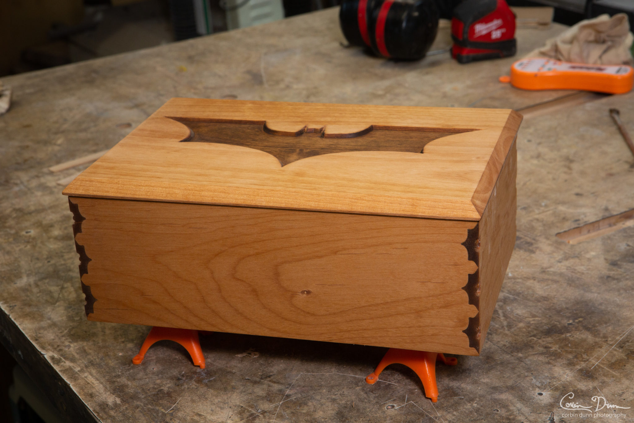 Batman Joinery – Alder Wood Box – CNC Woodworking – Corbin's Treehouse