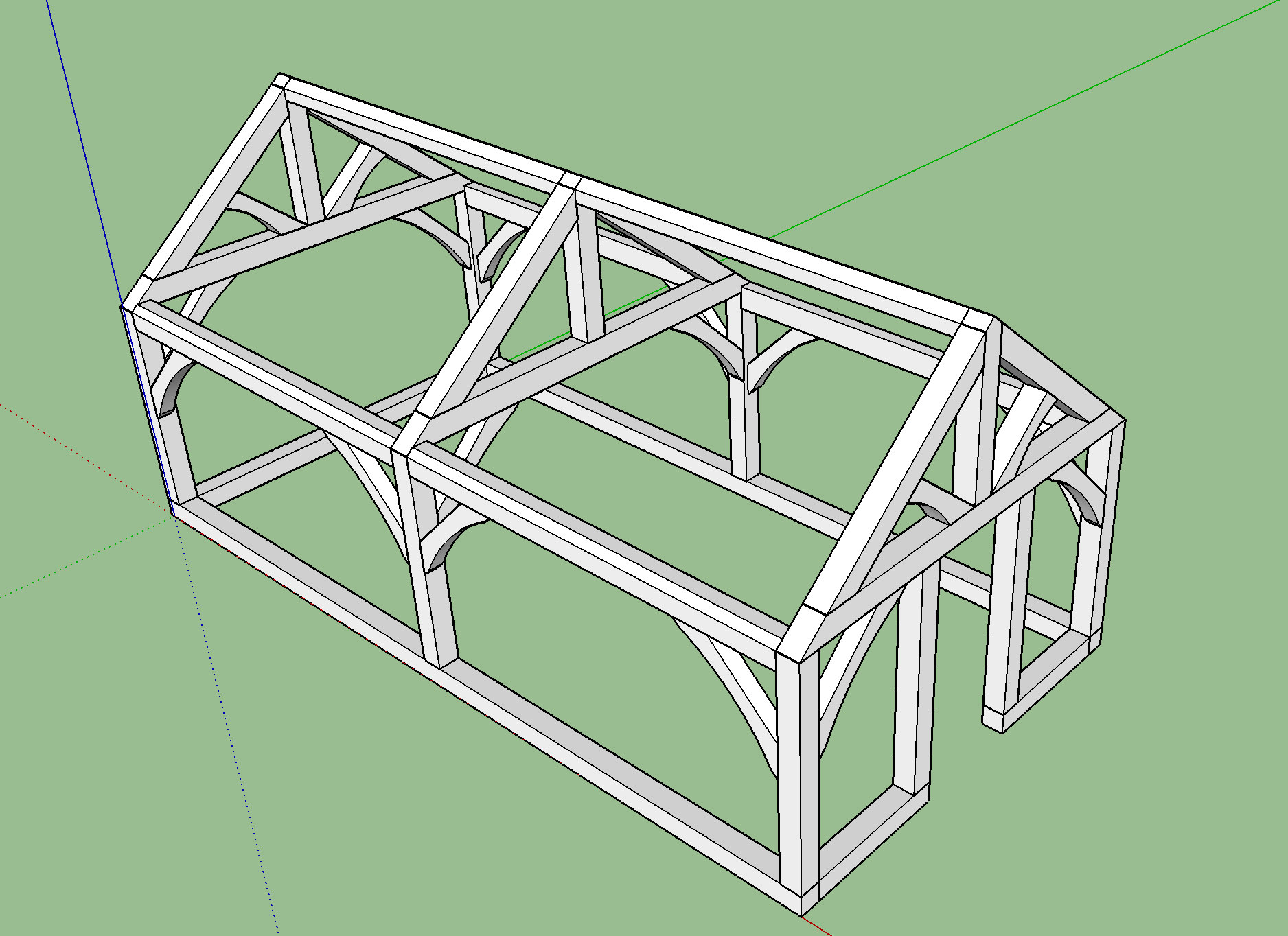 Pt1: Timber Framed Greenhouse Design – Corbin's Treehouse