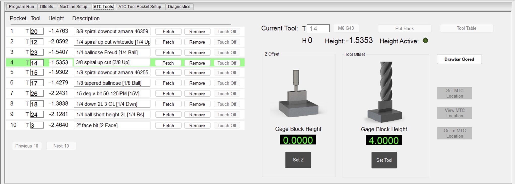 Avid CNC ATC (Automatic Tool Changer) with Mach 4 – Corbin's Treehouse