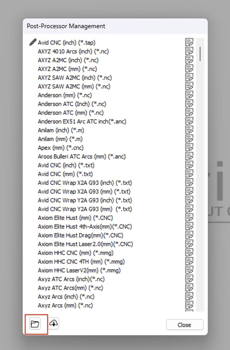 Avid CNC ATC Post Processor Setup – Vectric VCarve / Vectric Aspire ...