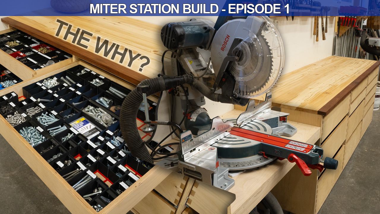 The Best Miter Station and Shop Cabinets – Corbin's Treehouse