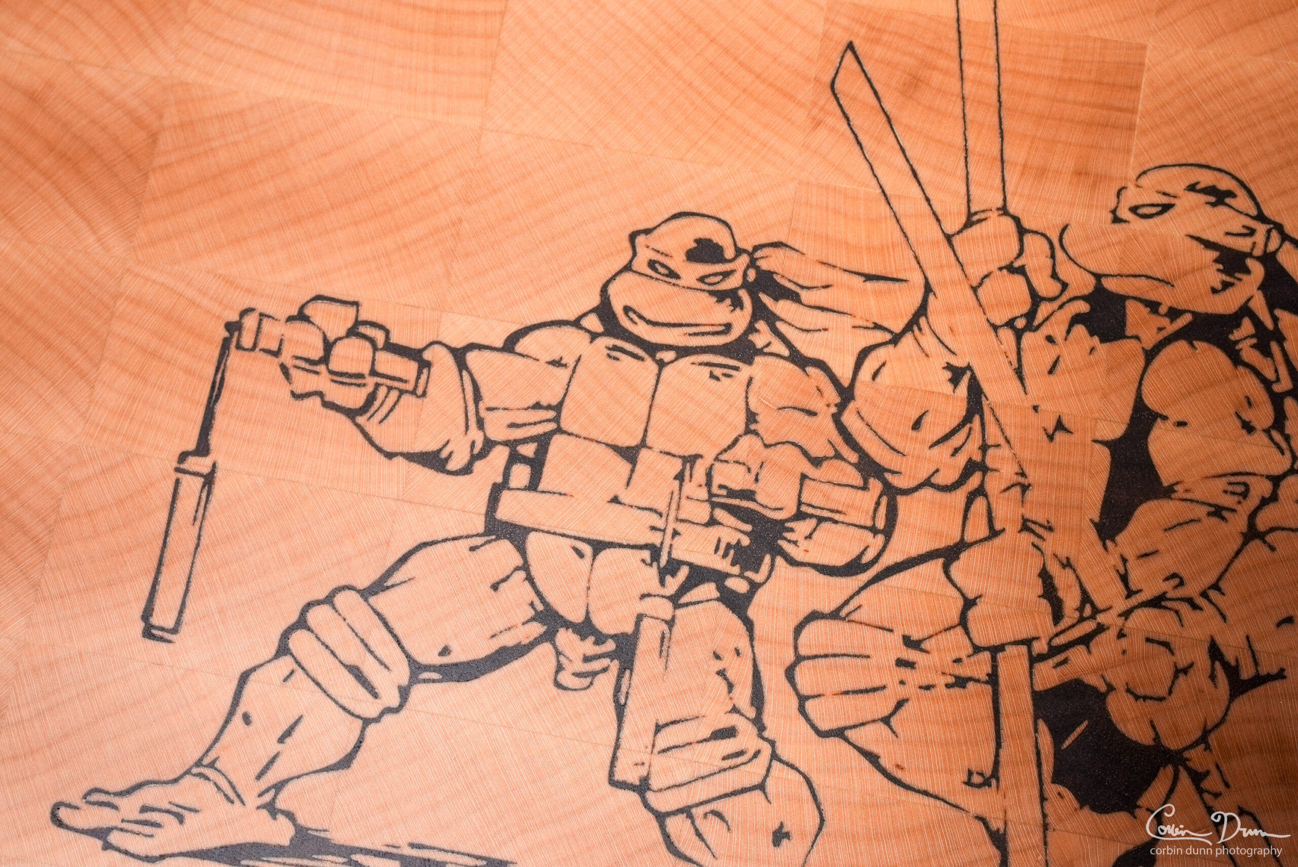 The TMNT Cutting Board – Corbin's Treehouse